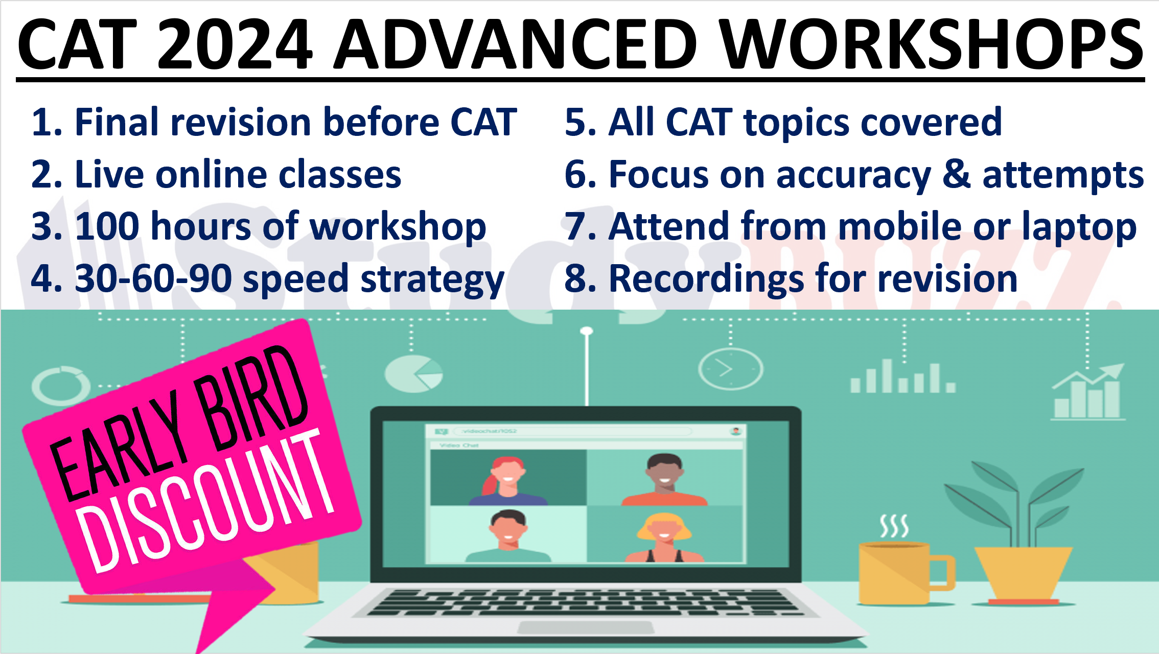 Prepare for CAT with Online CAT Classes | Best CAT Coaching |Studybuzz